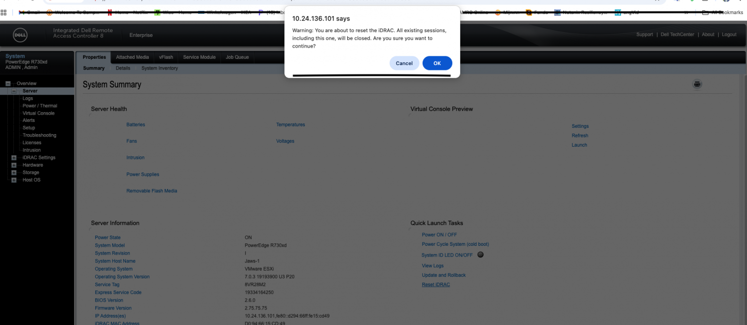 How to reset OOB (BMC/IPMI) management for Dell, HPE, Lenovo ...